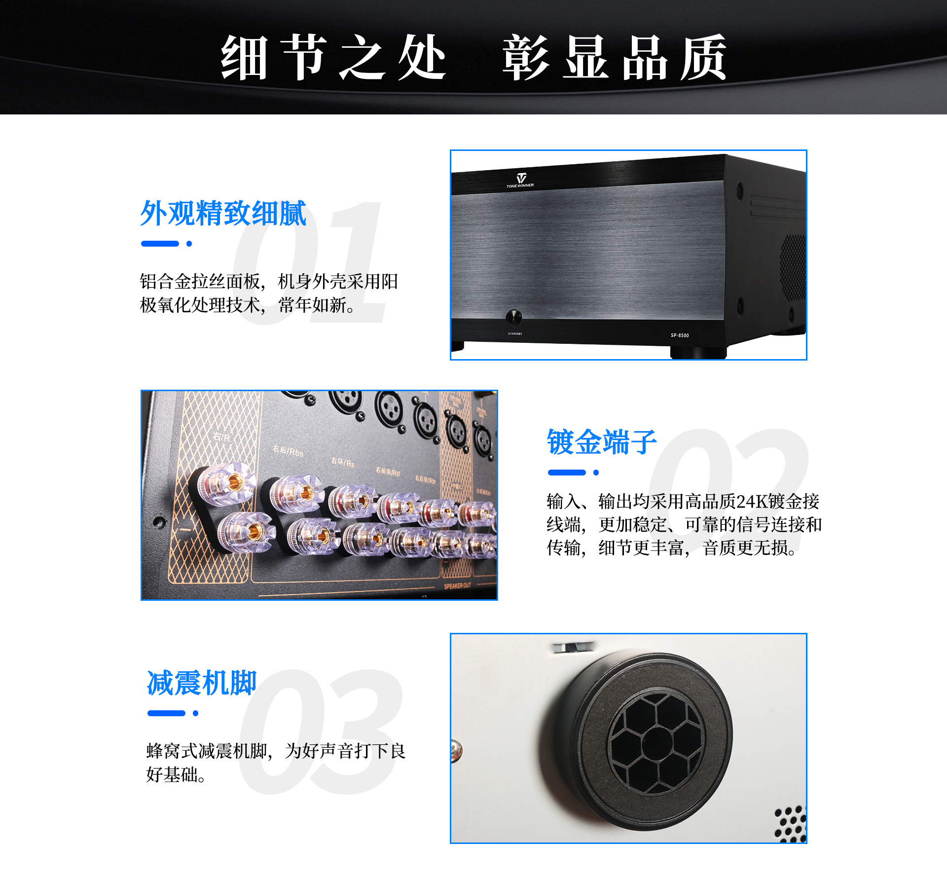 SP-8500_解码·功放_定制安装_天逸音响